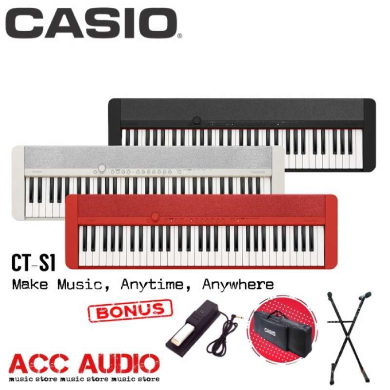 Promo Keyboard Casio Cts1 / Ct-s1 / Cts 1 Garansi Resmi 1 Tahun Diskon ...