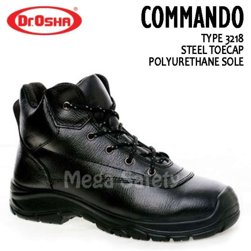 Promo Sepatu Safety Shoes Dr Osha Commando Enkle Boot 3218 - Size 8 ...