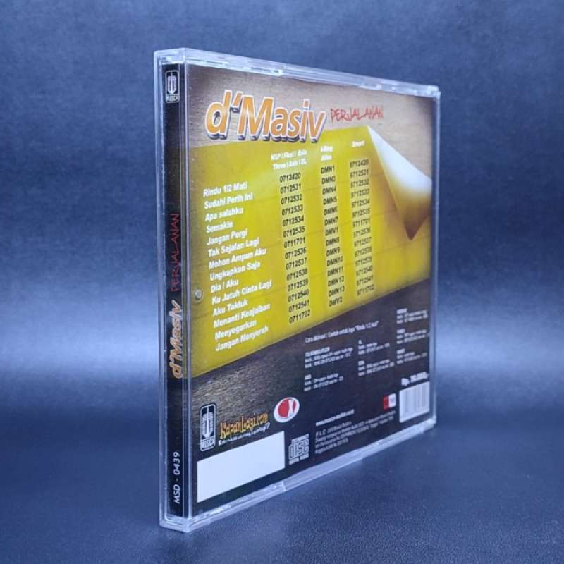 Promo Cd D'masiv - Perjalanan Diskon 23% Di Seller Melodiya Store ...