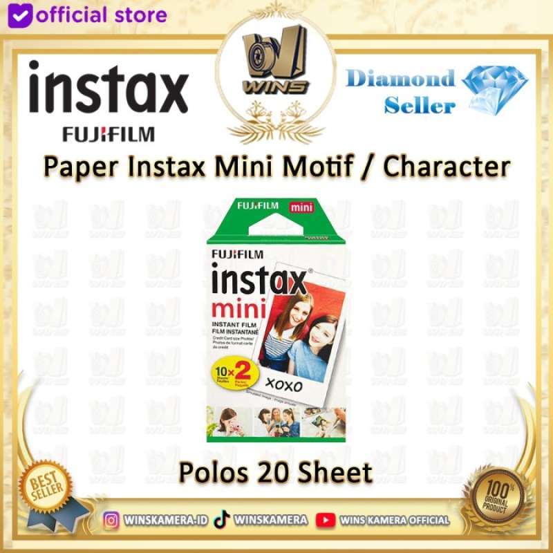 Jual Paper Fujifilm Instax / Refill Instax Mini Twinpack Plain 2x10 ...