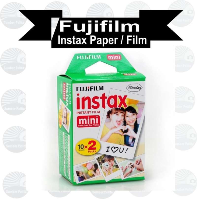 Jual Fujifilm Intax Paper Polos Twin Pack 20 Lembar / Kertas Instax Di ...