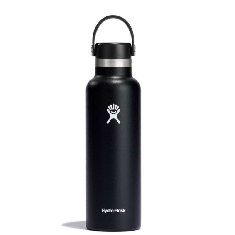 Jual Hydro Flask Standard Mouth Flex Cap 21 Oz - Black Di Seller Noelle ...