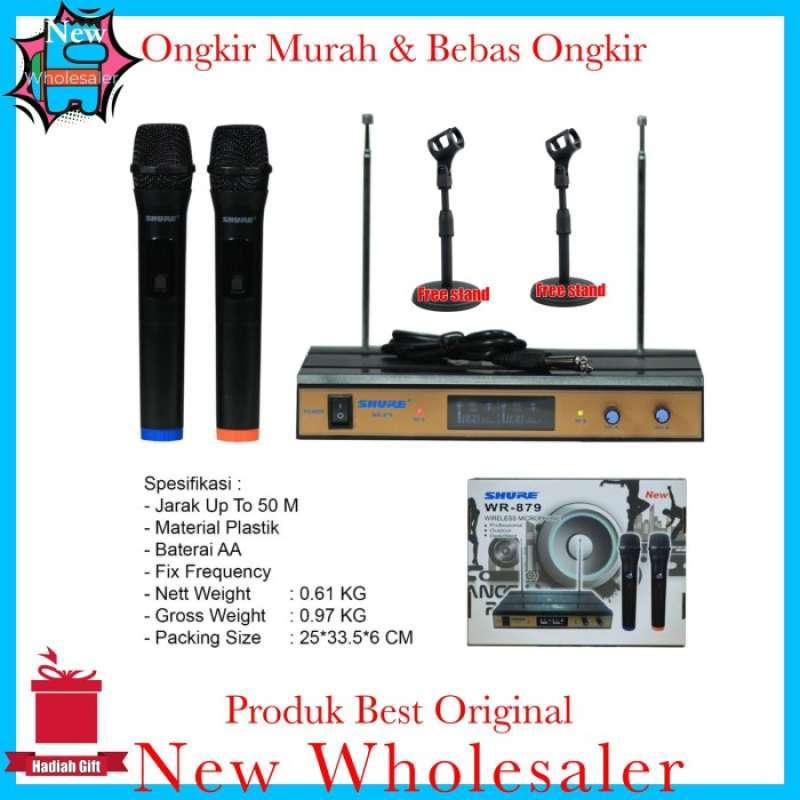 Promo Mic Wireless Handheld Wr879 Tanpa Kabel Vokal Mantap Karaoke ...