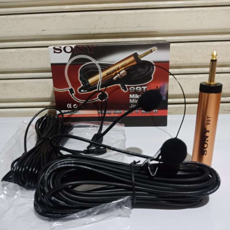 Promo Mic Jepit 99t.mic Kabel Jepit+headset.cocok Buat Imam Atau All ...