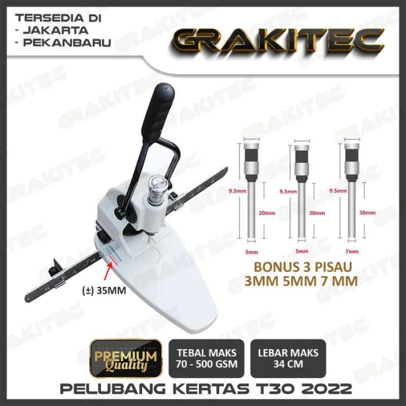 Promo Mesin Pelubang Kertas 300lembar 3mm 7mm ( Bisa Untuk Kalender ) Diskon 23% Di Seller ...