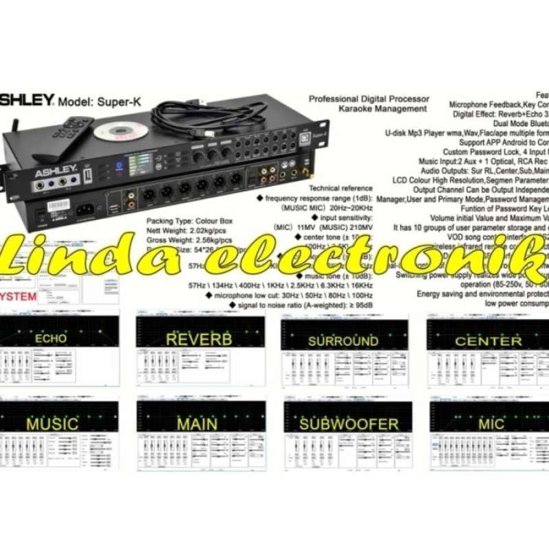Promo Fessional Digital Cessor Karaoke Management Ashley -k Diskon 23% ...