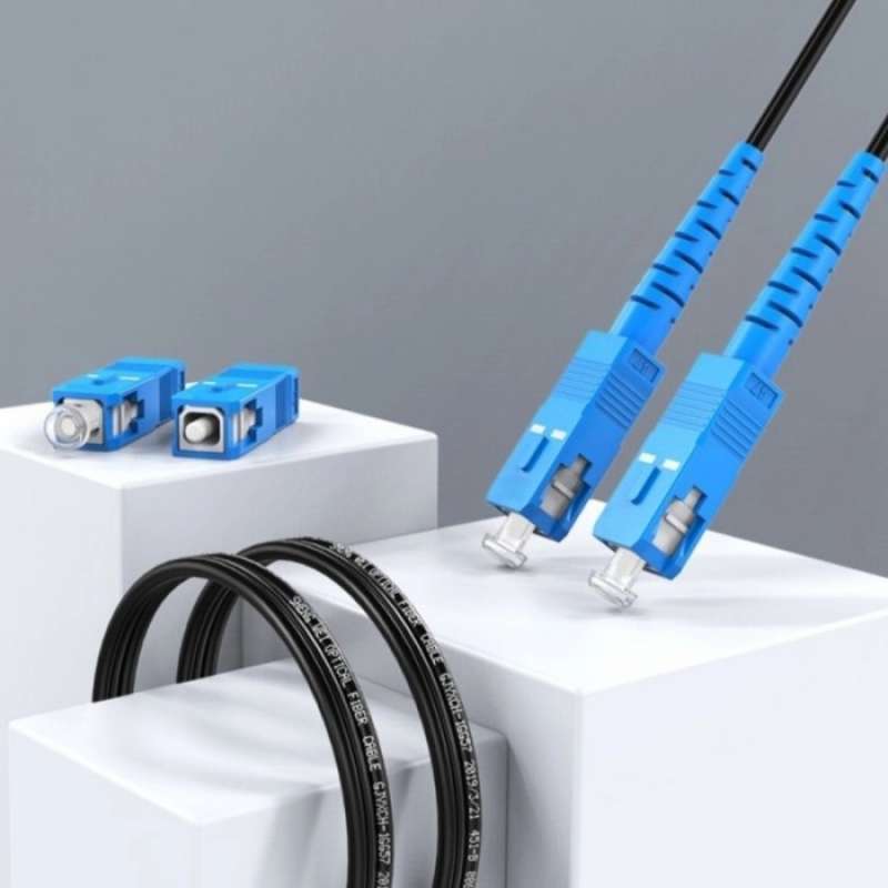 Promo Paket Cable Fiber Optic 100 Meter + Media Converter Htb 3100 A ...