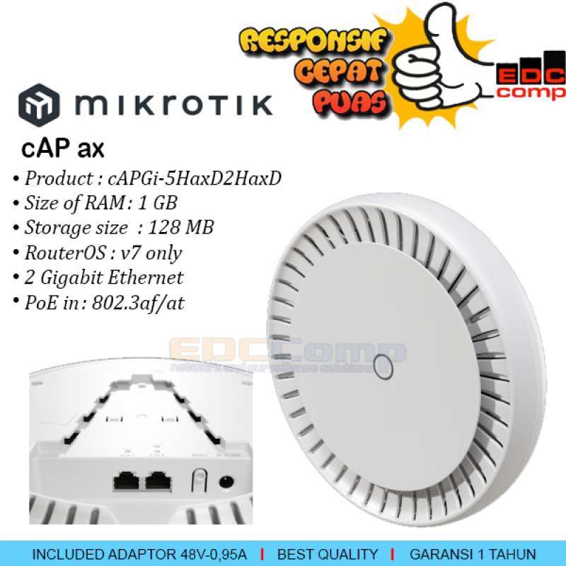 Promo Mikrotik Capgi-5haxd2haxd | Cap Ax Wi-fi 6 Access Point Diskon 23% Di Seller Sentramoco ...