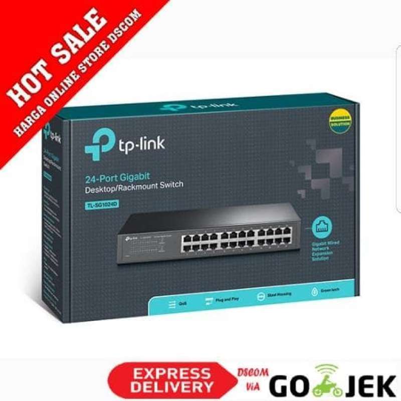 Promo Tp Link Tl Sg1024d 24 Port Gigabit Desktop/rackmount Switch ...