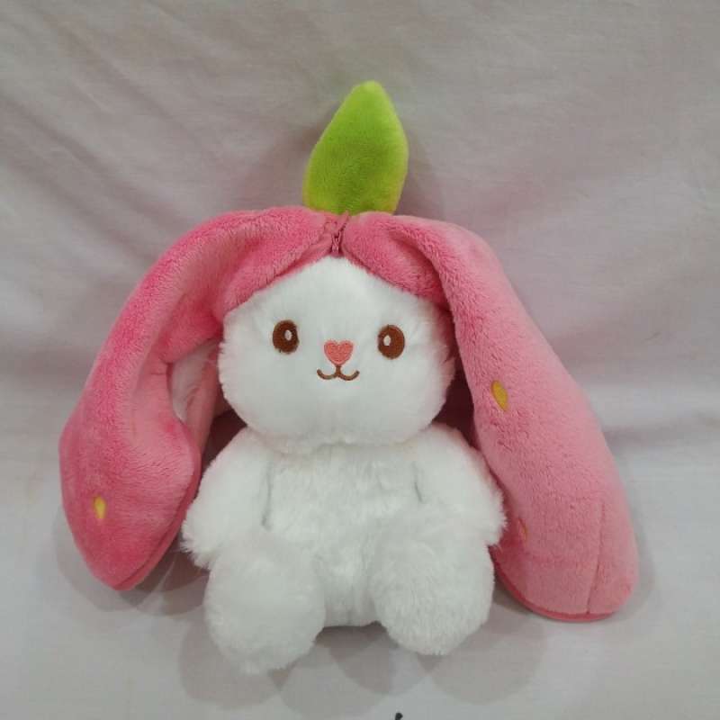 Promo Boneka Rabbit Wortel Strawberry Cute Plushtoys Boneka Buah Isi ...