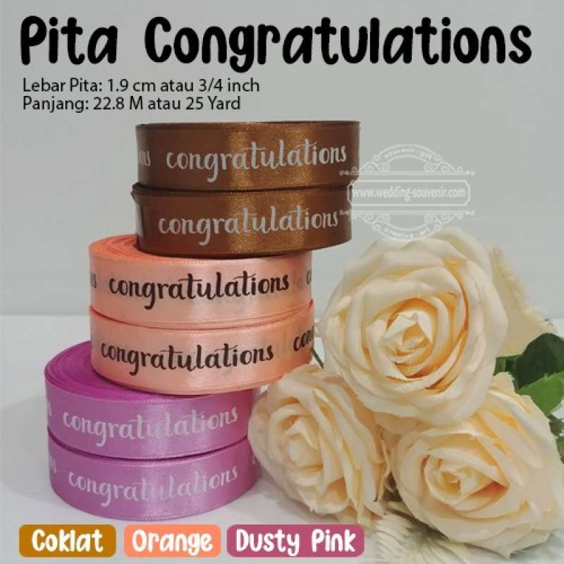 Promo Pita Congratulations Diskon 23% Di Seller Walima Store ...