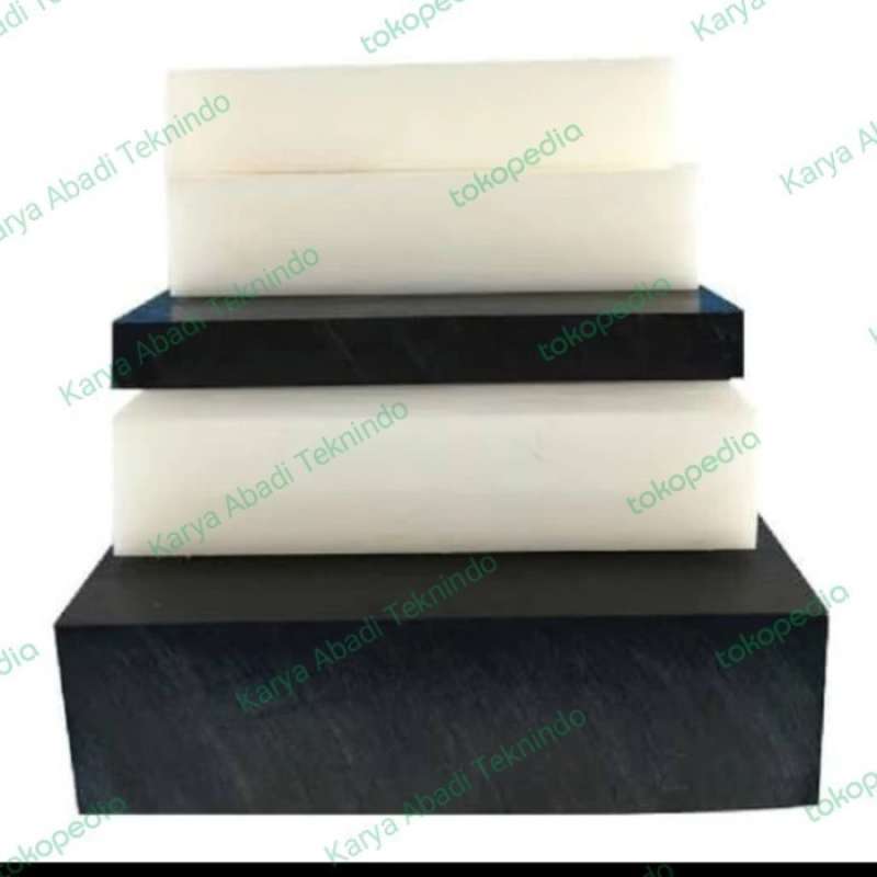 Promo Pom Sheet 20mm X 20cm X 20cm / Polyacetal Lembaran Hitam - Putih ...