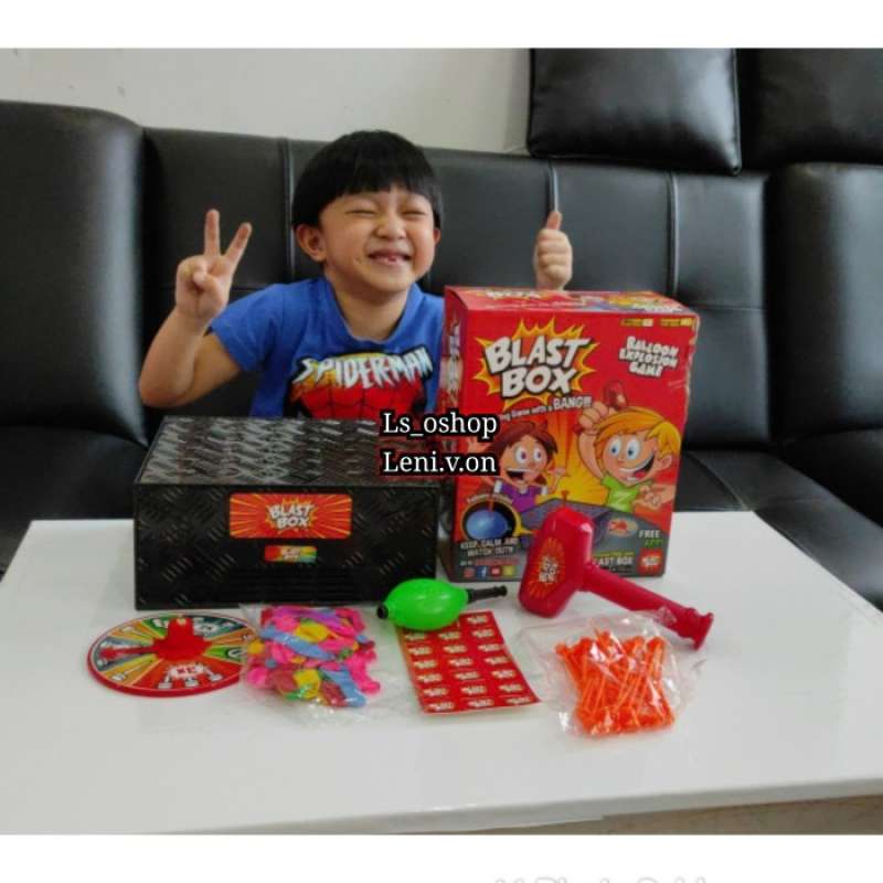 Promo Mainan Blast Box Balloon Explosion Game / Memecahkan Balon Diskon ...