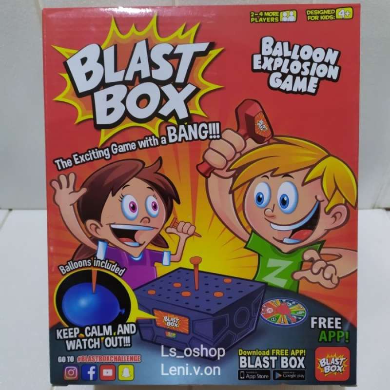 Promo Mainan Blast Box Balloon Explosion Game / Memecahkan Balon Diskon ...