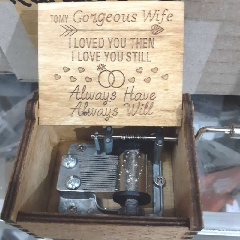 Promo Kotak Musik Kayu You Are My Sunshine Wooden Music Box Kado Unik ...