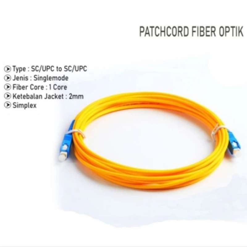 Promo 100% Produk Ori Kabel Sc Sc Fiber Optic Internal 30 Meter Diskon ...
