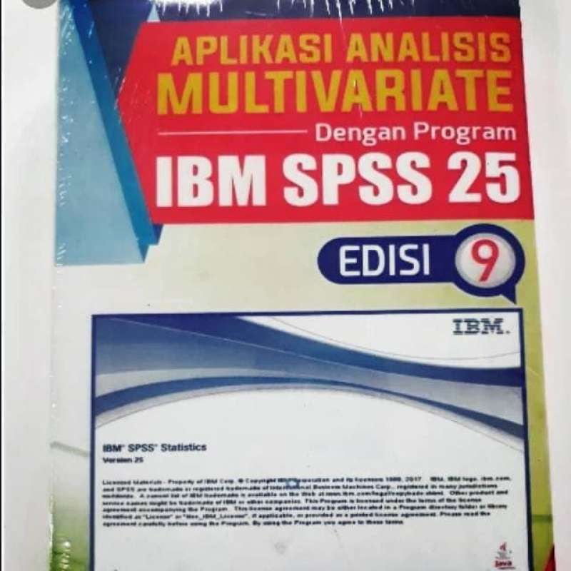 Jual Buku Analisis Multivariate Dengan Spss 25. Imam Ghozali Di Seller Rumix - Cengkareng Timur ...