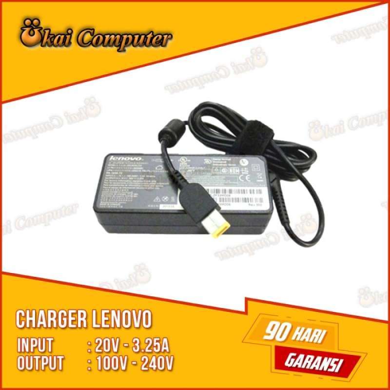 Promo 100% Produk Ori Adaptor/charger Laptop Lenovo 20v - 3.25a (plug ...