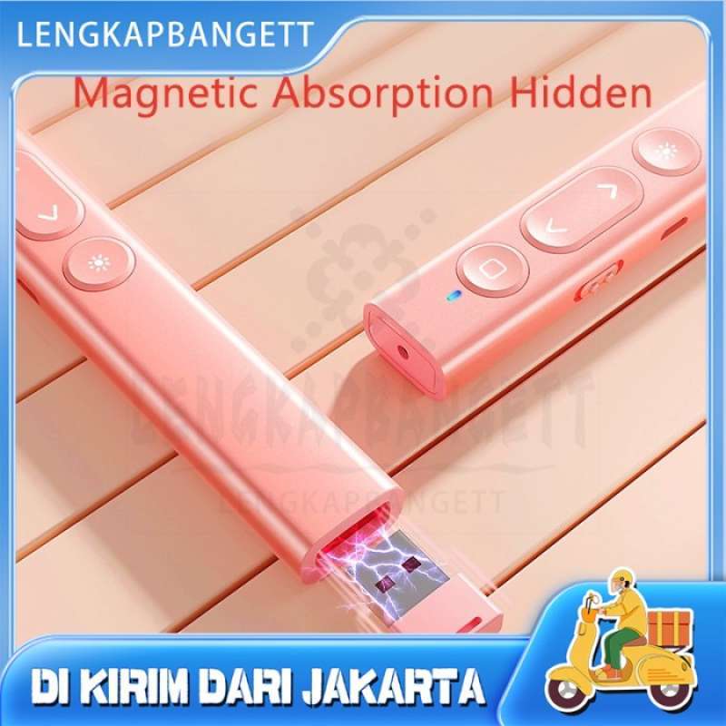 Promo 100% Produk Ori Laser Pointer Pen Pointer Presentasi Wireless Presenter 2.4ghz Diskon 23% ...