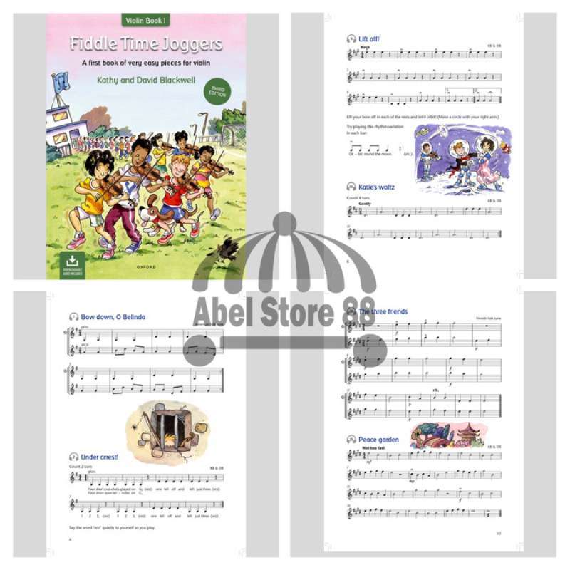 Jual Fiddle Time Jogger/runner/sprinter Buku Belajar Biola Violin ...