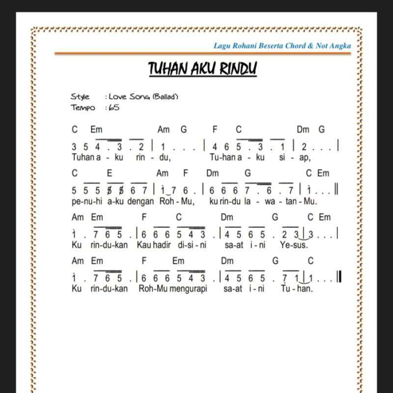 Jual Buku Lagu Rohani Dilengkapi Dengan Chord/kunci Dan Not Angka - Kunci Asli Di Seller Rumix ...