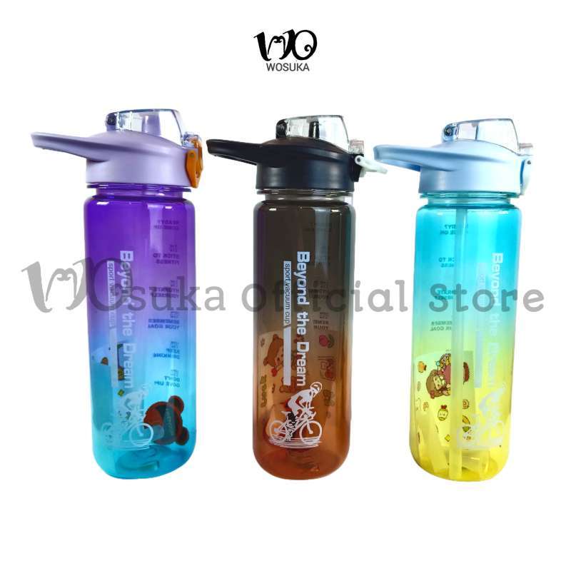 Promo Wosuka Botol Air Minum Olahraga Motivasi Gradiasi Beyond The ...