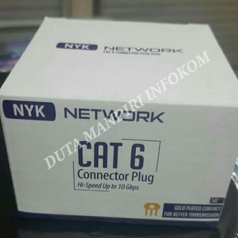 Promo Connector Plug Rj Cat Merk Nyk Rj Connector Cat Nyk Diskon Di Seller Cetata