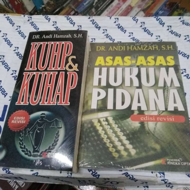Jual Buku Kuhp&kuhap,asas Asas Hukum Pidana Oleh Prof Dr Andi Hamzah Sh Di Seller Noelle ...
