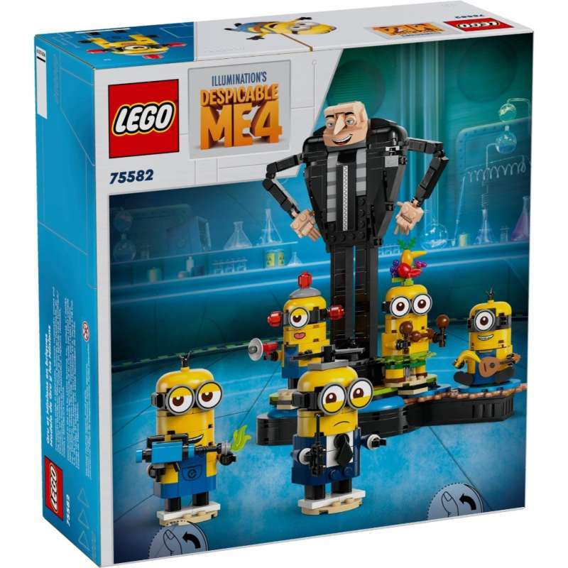 Jual Lego Original Minions 75582 Brick-built Gru And Minions - Mainan ...