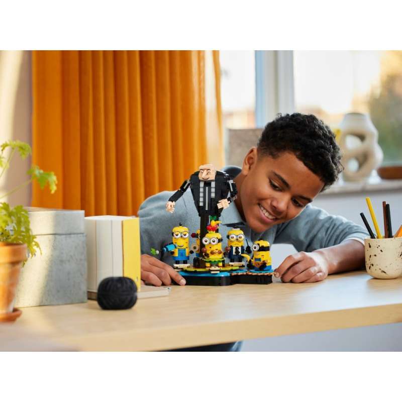 Jual Lego Original Minions 75582 Brick-built Gru And Minions - Mainan ...