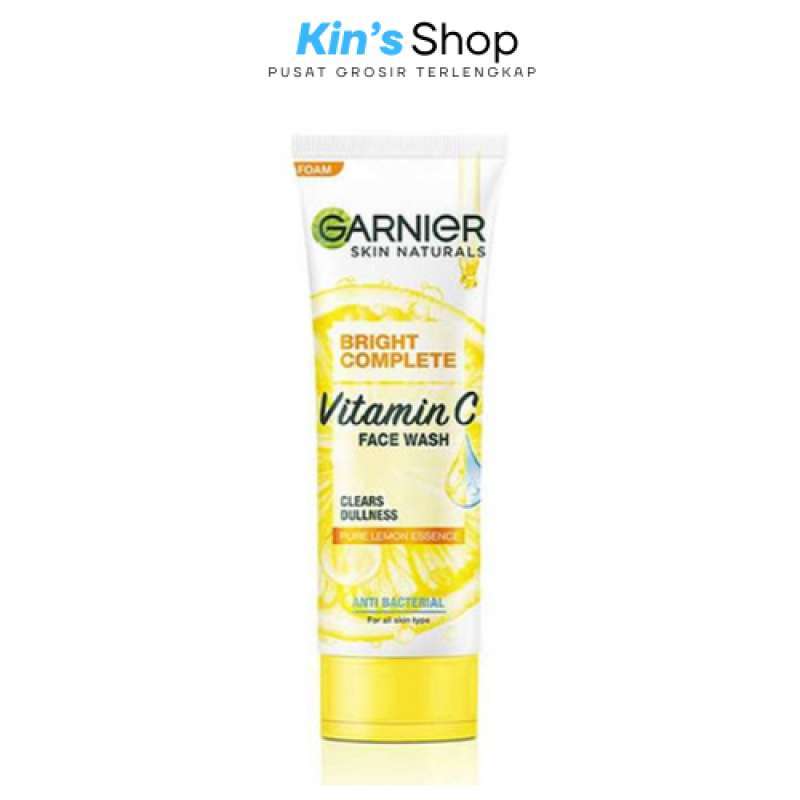 Jual Garnier Bright Complete Vitamin C Super Whip Foam Facial Wash ...
