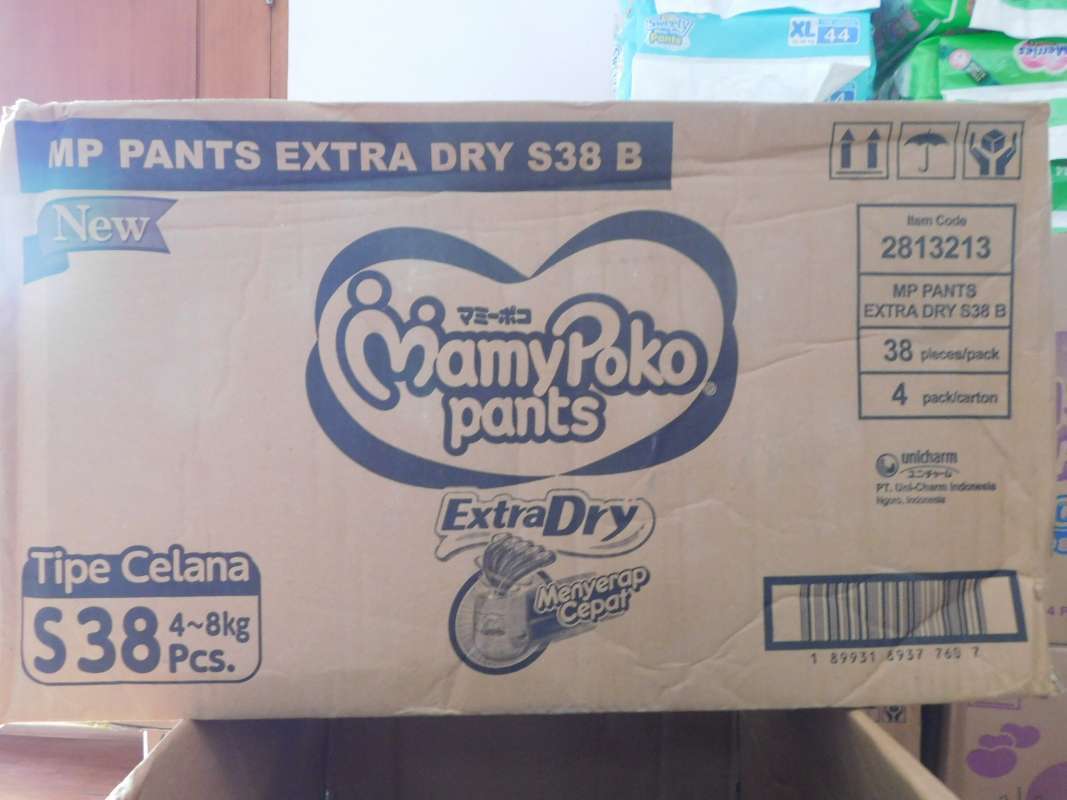 Jual Mamypoko Extra Dry S38 Karton Isi 4 Bags Di Seller Kikimart - Gelam Jaya, Kab. Tangerang ...