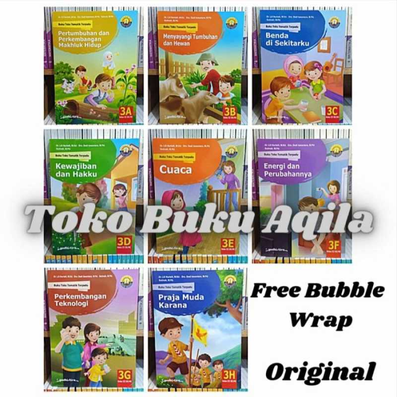 Jual Buku Tematik Yudhistira 3a 3b 3c 3d 3e 3f 3g 3h K13 Revisi Kelas 3 ...