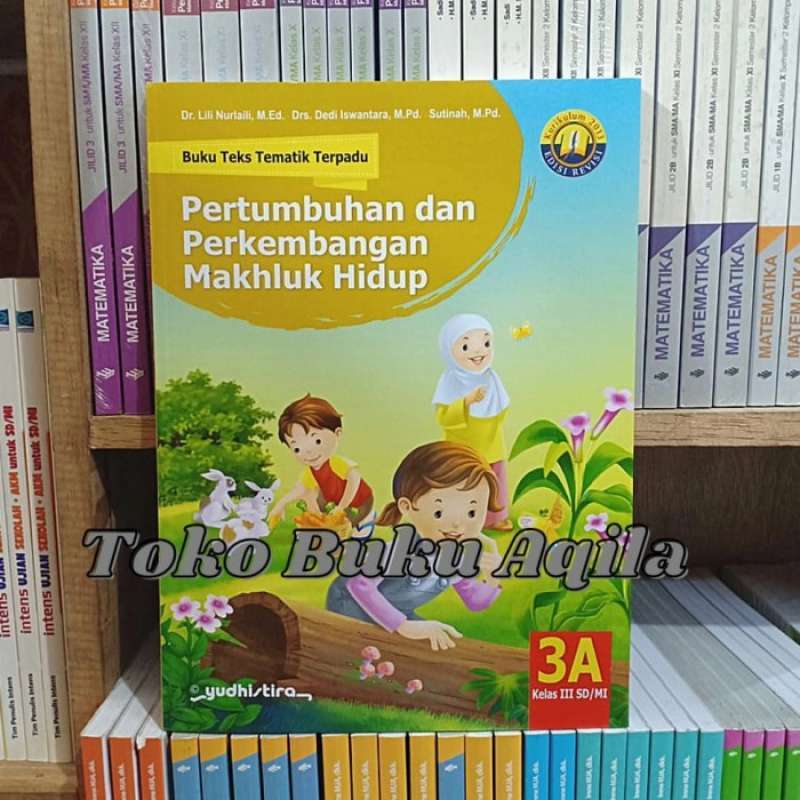 Jual Buku Tematik Yudhistira 3a 3b 3c 3d 3e 3f 3g 3h K13 Revisi Kelas 3 ...