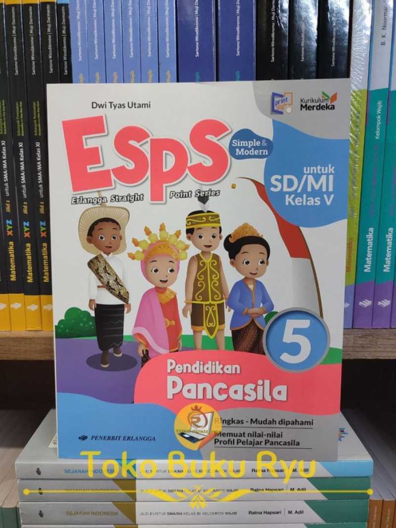 Jual Buku Esps Pendidikan Pancasila Kelas 5 Sd Kurikulum Merdeka Erlangga Di Seller Sangninja ...