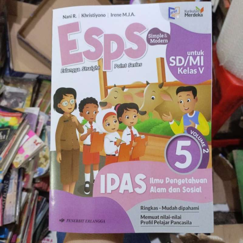 Jual Esps Ipas Volume 2 Untuk Sd / Mi Kelas 5 Kurikulum Merdeka ...