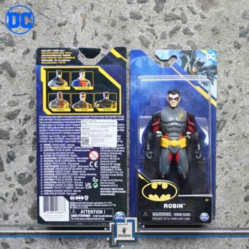Jual Dc Comics Robin Action Figure 6 Inch Artikulasi Batman Spin Master ...