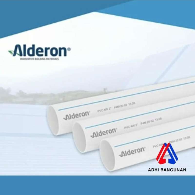 Jual Pipa Pvc Alderon Aw Putih 1/2,3/4,1,2,3,4 Inch - 1/2 In Di Seller ...