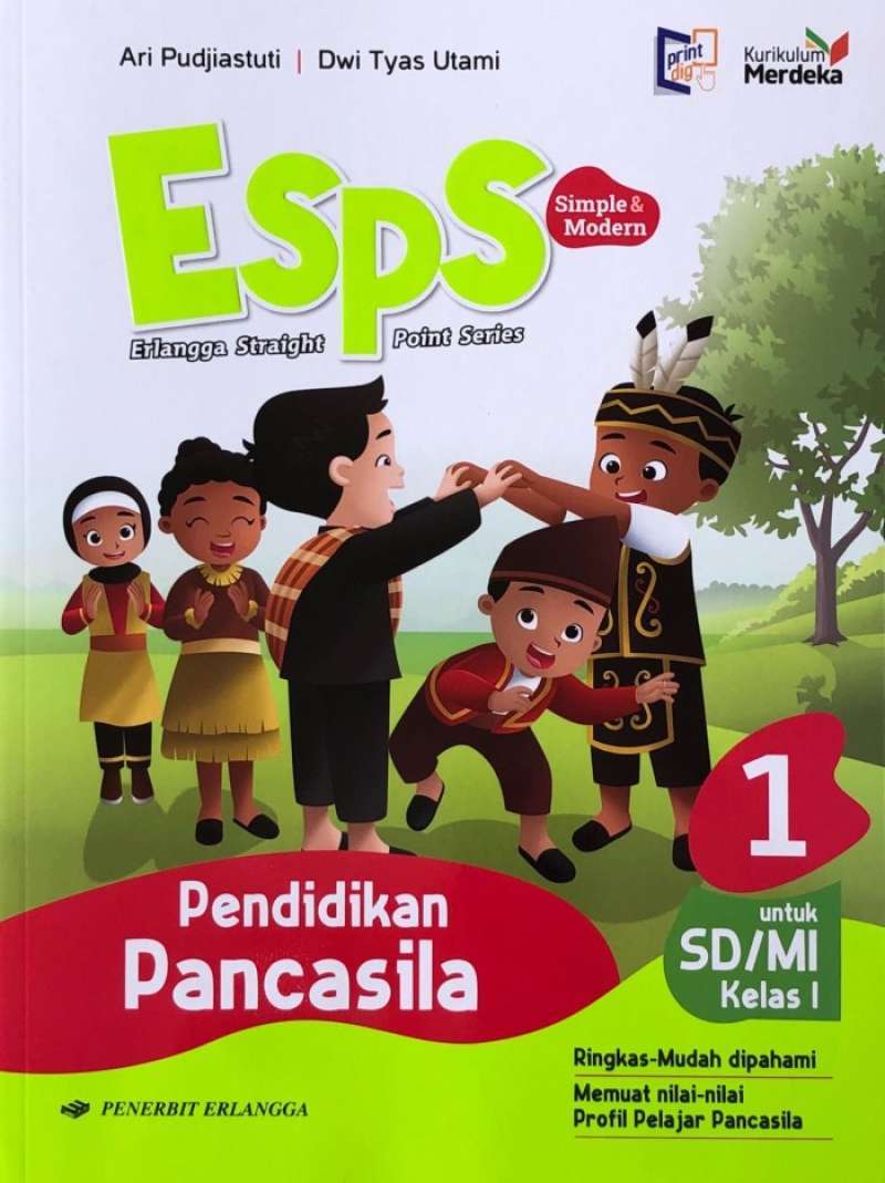 Jual Best Seller Buku Esps Pendidikan Pancasila Revisi Kurikulum Merdeka Sd/mi Kelas 1 2 3 4 5 6 ...