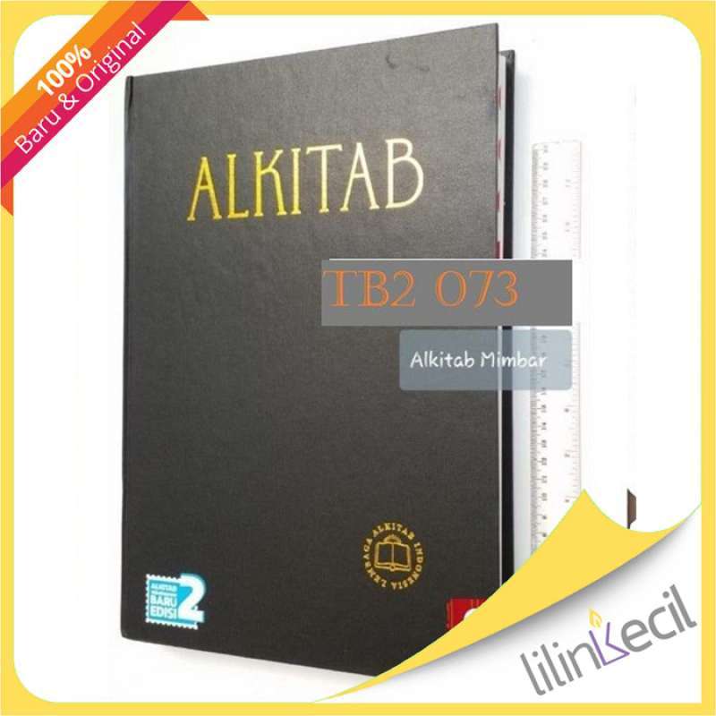 Jual Alkitab Mimbar / Alkitab Keluarga Ukuran Besar (tb 073 Ti Hard ...