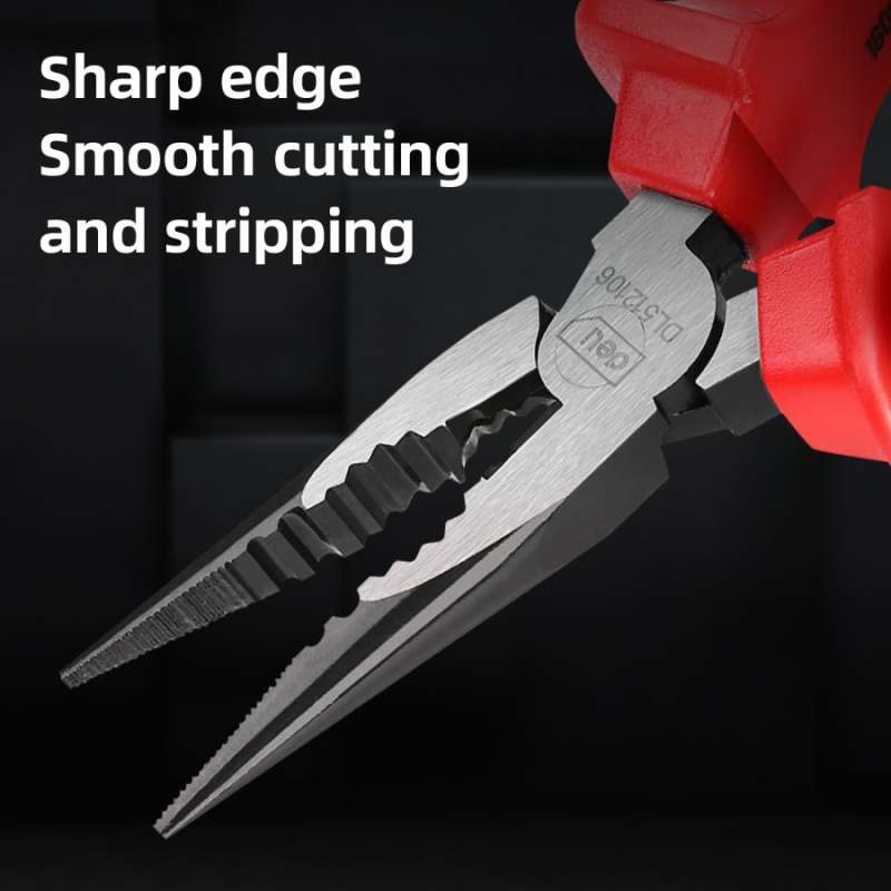 Promo Deli Tang Lancip 1000 Volt Insulasi Listrik 6 / 8 Inch Insulated ...