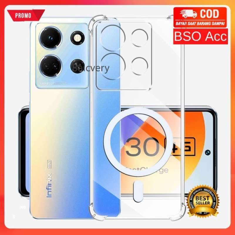 Promo Casing Infinix Note 30 30 Pro MagSafe Anti Crack Kori Cover ...