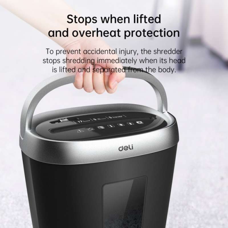 Promo Deli Penghancur Kertas Kapasitas 5 Lembar Ukuran 4 * 25mm Hitam E9929 Diskon 10% Di Seller ...