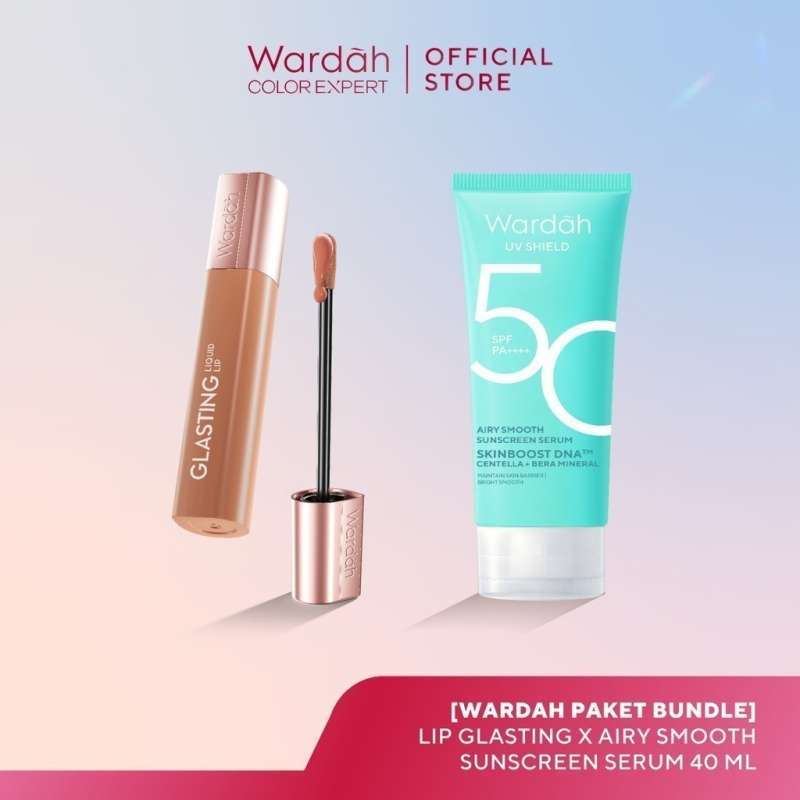 Jual [paket Hemat Isi 2] Wardah Airy Smooth Sunscreen Spf 50++ 40ml Dan ...