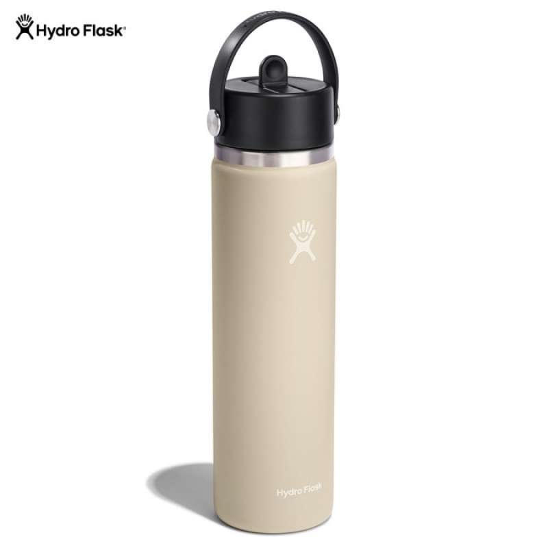 Jual Hydro Flask Wide Flex Straw Cap Oat 24 Oz Di Seller Sangninja ...