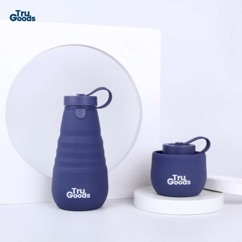Jual Foldable Bottle Premium / Botol Lipat Tru Goods 600 Ml - Mint Di ...