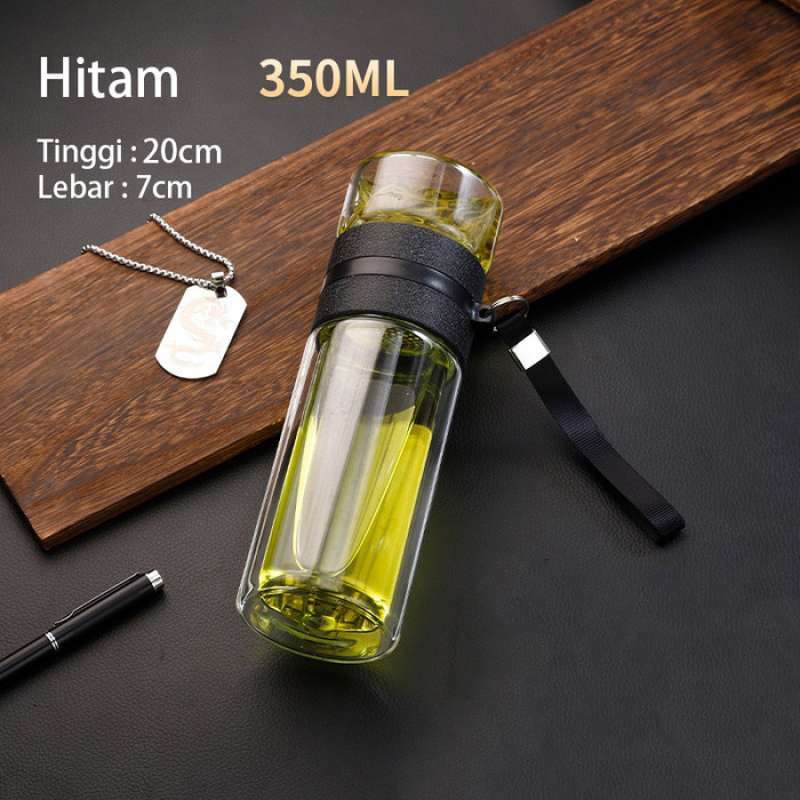 Jual Botol Double Glass Bottle Tea Purifier Infused Water Di Seller ...