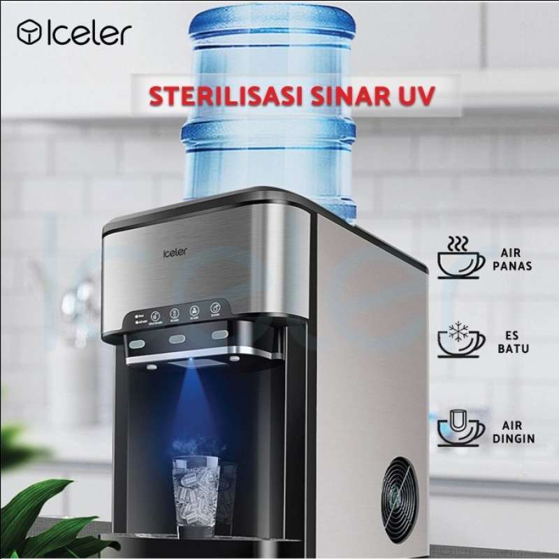 Jual Iceler Mesin Es 3 In 1 Bisa Air Panas Air Es Dan Es Batu Galon ...