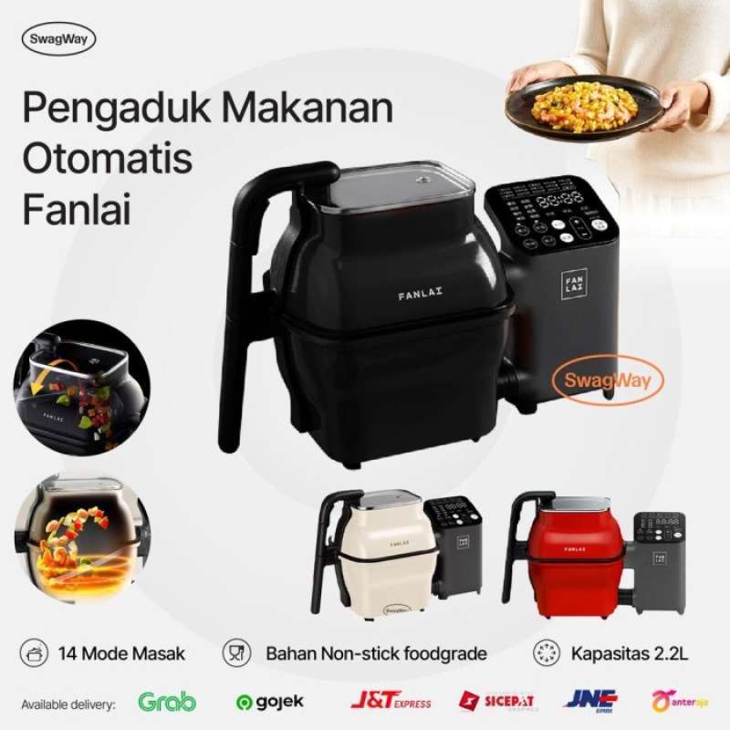 Jual Alat Masak Pengaduk Makanan Otomatis Cooking Robot Listrik Fanlai ...