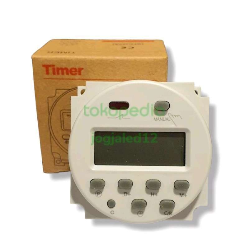 Jual Switch Timer 16a Ac 220v / Digital Programmabile Timer Switch 220v ...
